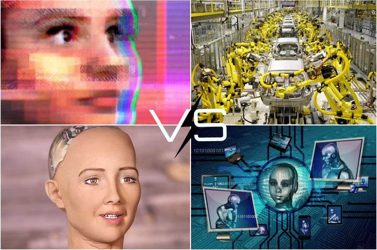 Advanced Robots vs Advanced AI and Their Impact on a Process
