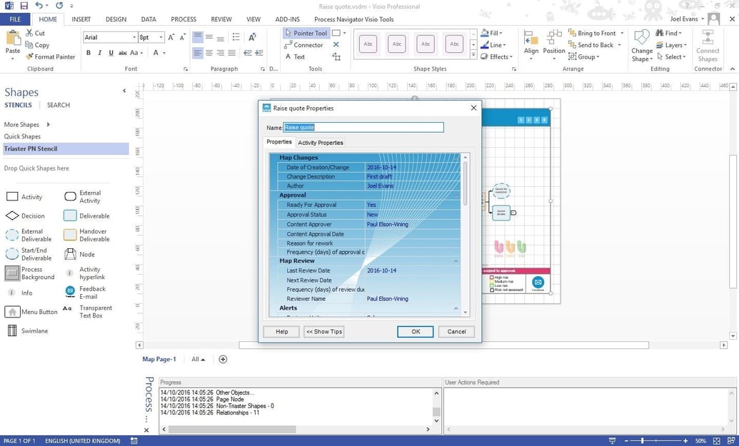 How To Approve a Process Map Using the Triaster Platform