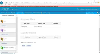 How To Approve a Process Map Using the Triaster Platform